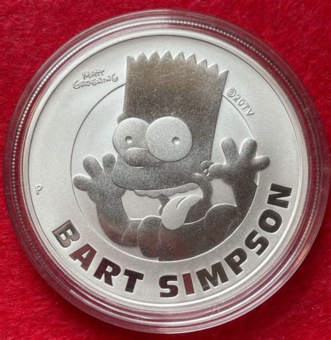 Tuvalu 1 Dollar 2022 Bart Simpson 1 Oz 999 Catawiki