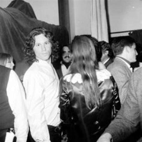 Judith Courson Seen At The Back With Jim Pamela Is Behind Him Jim Morrison The Doors Jim