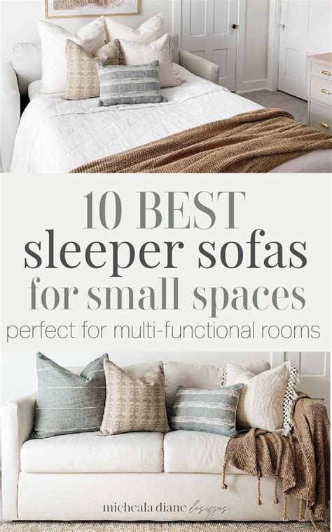 Best Sleeper Sofas For Small Spaces Micheala Diane Designs