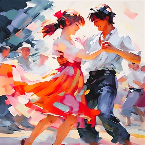 Download Ai Generated Couple Dancing Royalty Free Stock Illustration