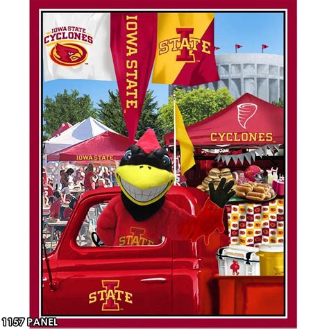 Iowa State University Cyclones Ncaa College Tailgate Panel 36 Sykel C
