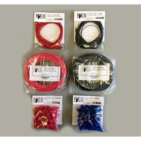 Nce 5240269 Lwk100 Dcc Layout Wiring Kit Dcc Main Bus 100 30 5m Feeders Connectors And Wire