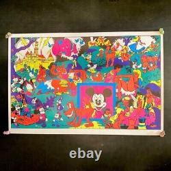 Vintage The Disneyland Memorial Orgy Psychedelic Poster Made In The