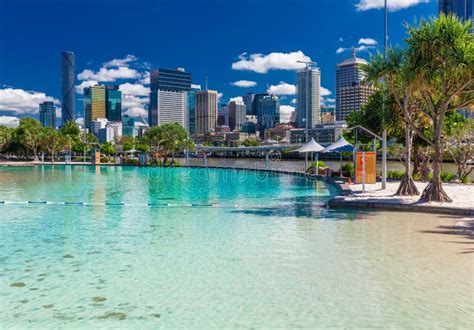 Streets Beach En South Bank Parkland Brisbane Queensland Foto De