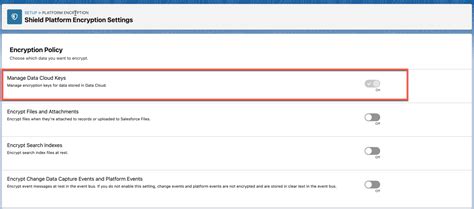 introducing platform encryption for data cloud salesforce developers blog