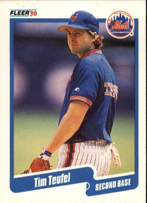 1990 Fleer 218 Tim Teufel
