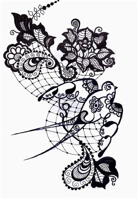 Gothic Lace Tattoo Designs