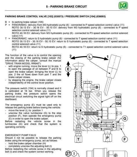 merlo sauer transmission hydraulic system service manual eng [pdf