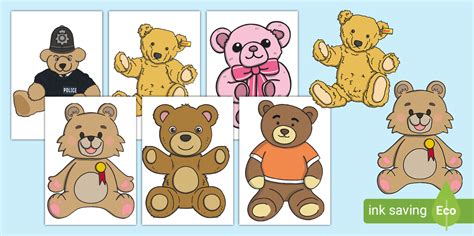Teddy Bear Display Cut Outs Twinkl Ks1 Teacher Made