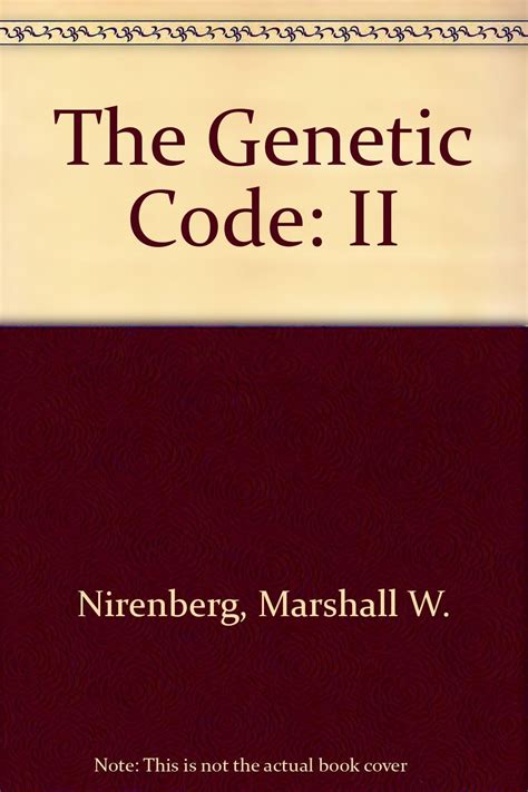 The Genetic Code Ii 2 [reprinted From Scientific American 153