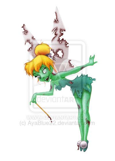 Tinkerbell Disney Princess Zombie Dark Disney Creepy Disney
