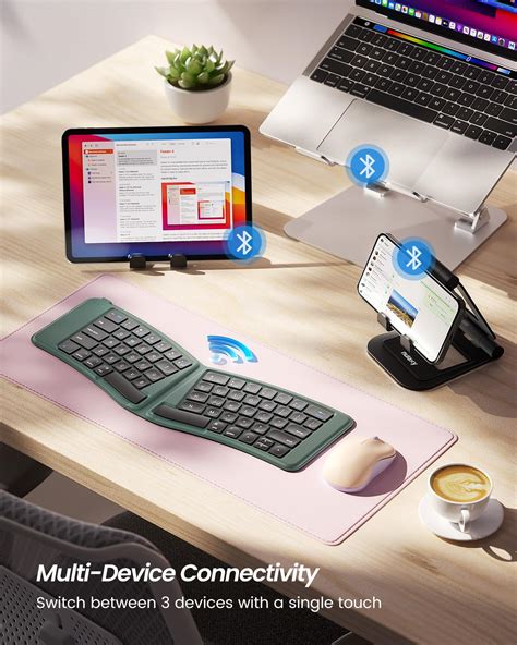 Nulea Rt06 Business Series Leather Bluetooth Keyboard