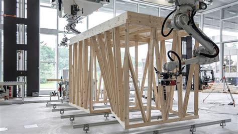 Robotic Collaboration In Timber Construction Youtube