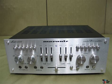 Marantz 1250 Integrated Amplifier N O S Dual Main Filter Capacitor Manual Photo 4138792