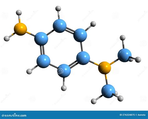 3d Image Of Dimethyl Polysiloxane Skeletal Formula Royalty Free Stock
