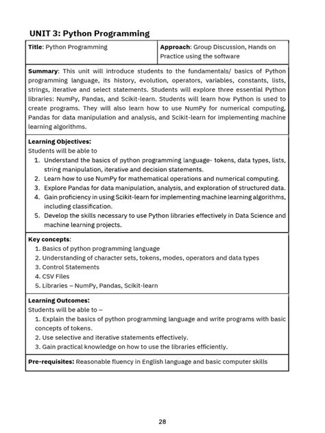 Ch No 3 Advance Python Pdf Control Flow Reserved Word