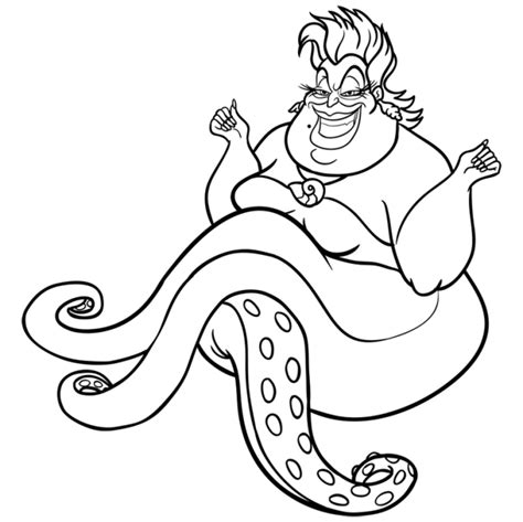 Ursula Coloring Pages
