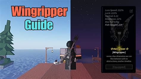 Wingripper Rod Guide In Fisch Roblox Youtube