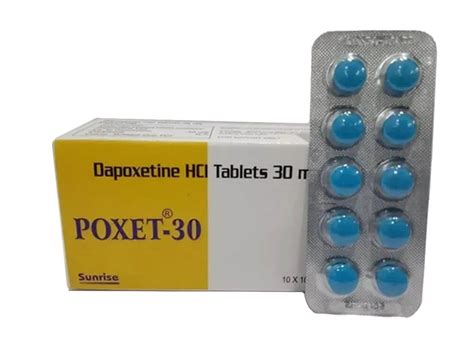Dapoxetine 30mg 10 Tabs Sunrise Pharmahubto