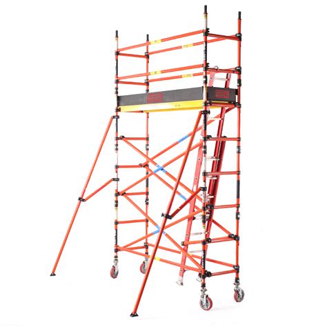 2600 Series Fibreglass 07m Wide X 24m Long Mobile Scaffold Tower