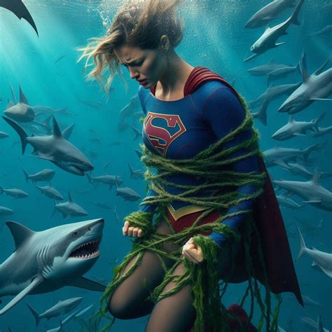 Supergirl Vs Ocean 47 By Kmlang On Deviantart