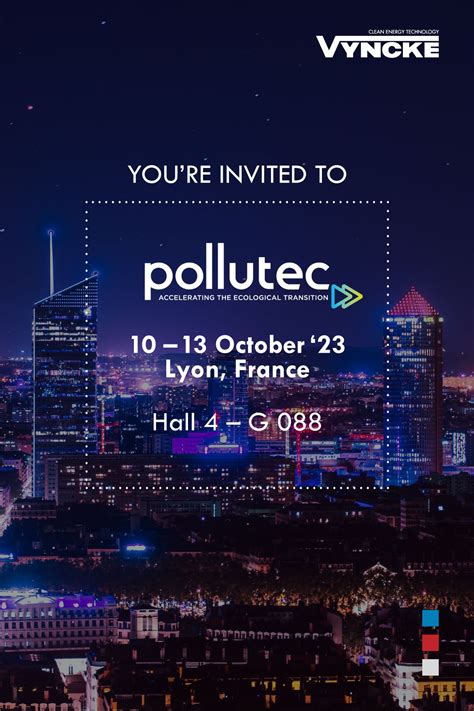 Vyncke On Linkedin Vyncke Cleanenergytechnology Pollutec2023