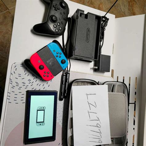 Nintendo Switch 32gb Red And Blue Lzlt97719 Swappa