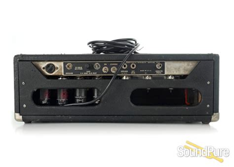 1968 Fender Dual Showman Amplifier Head A13808 Used