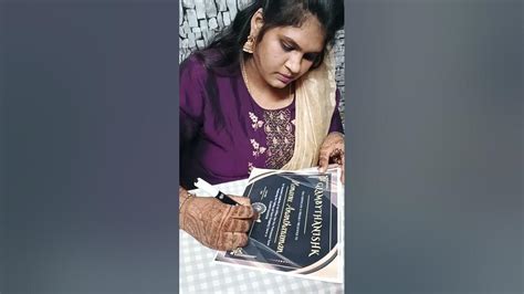 Offline Saree Drapping Class Available Now At Thiruverkadu Certificate