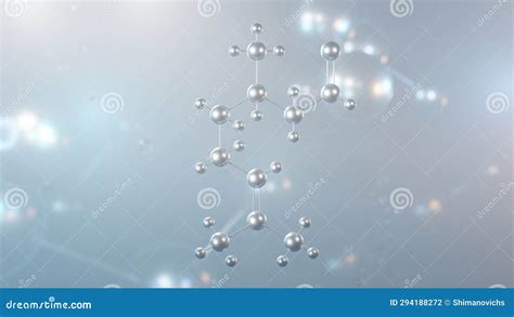 Citronellal Molecular Structure 3d Model Molecule Monoterpenoid