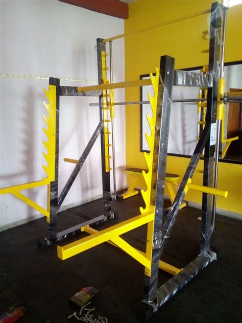 Manual Smith Machine With Squat Rack For Gym At ₹ 35000 Piece In