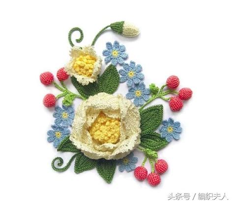 「編織技巧」｜這些編織花朵簡直美得逆天，學會這花讓你玩轉編織 每日頭條