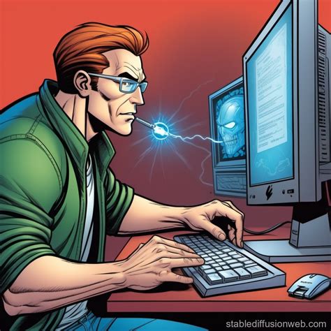 Computer Message Send Prompts Stable Diffusion Online