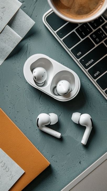 Free Wireless Earbuds Setup Image Download At Stockcake