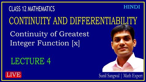 Class 12 Chapter 5 Continuity And Differentiability Greatest Integer