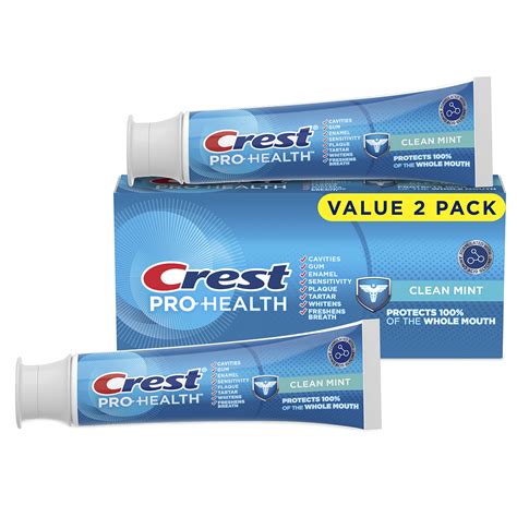 Crest Pro Health Clean Mint Toothpaste 43oz Twin Pack For Sale Las