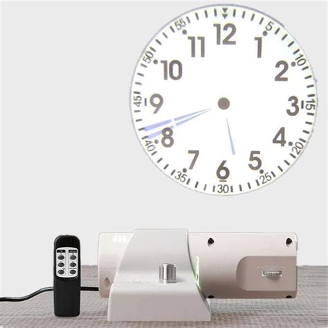Projector Alarm Clock With Remote Control Led Analog