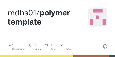 Github Mdhs01polymer Template