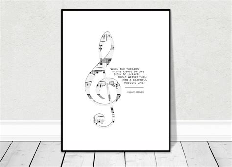 Music Quote By Hillary Ascalon Music And Piano Teacher T Etsy