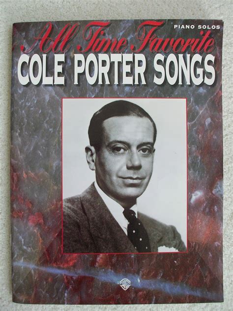 All Time Favorite Cole Porter Songs Piano Arrangements All Time