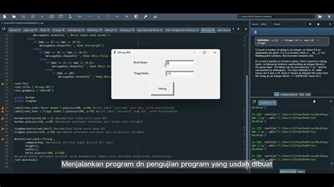 Penugasa 4 Penggunaan Library Tkinter Pada Pemrograman Python Youtube