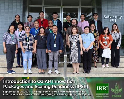 Irri Gears Staff For Effective Scaling Cross Cgiar Initiatives To Achieve Global Goals Irri
