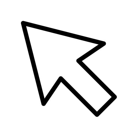 Cursor Flecha Icono Vector Aislado 33081560 Vector En Vecteezy
