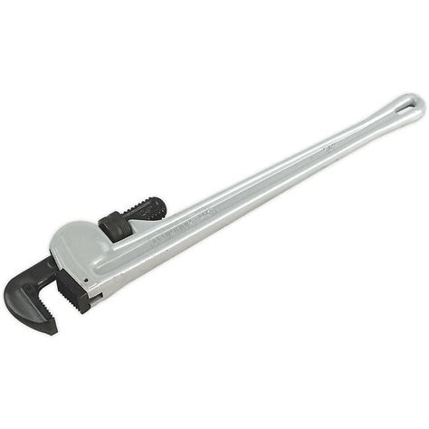 610mm Aluminium Alloy Pipe Wrench With Carbon Steel Jaws European