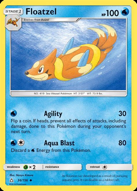 Floatzel Upr 36 Pokemon Tcg Pok Cards