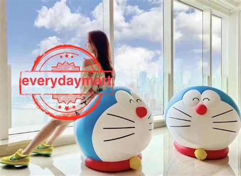 🔥doraemon Sofa Stool🔥statues Action Figure Gk Toys💥多啦a梦抖音网红凳子💥手办gk模型 Lazada
