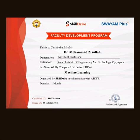dr mohammad ziaullah on linkedin aicte skilldzire swayamplus