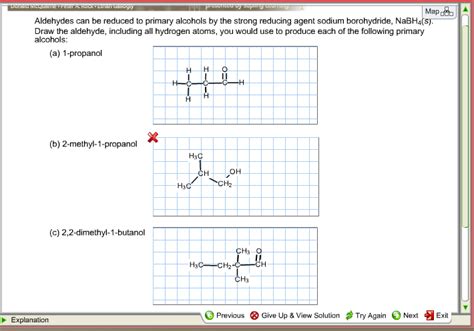 Solved Aldehydes Can Be Reduced To Primary Alcohols By The