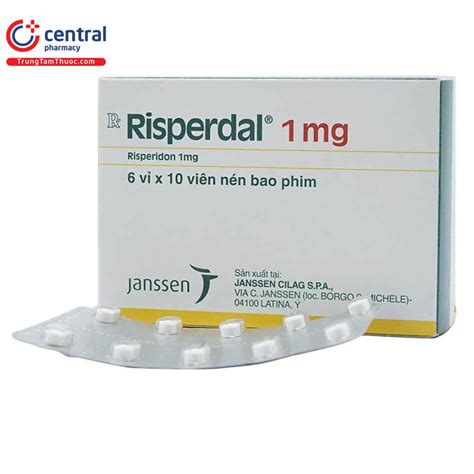 Thuốc Risperdal 1mg Điều Trị Chứng Tâm Thần Phân Liệt