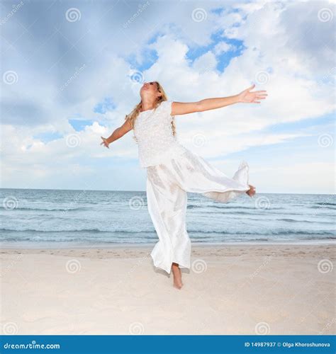 Beach Dancing Stock Image Image Of Adults Dress Happiness 14987937